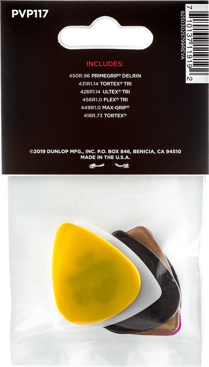 Dunlop Bass Players Pick Variety Pack 6er Mix-Set | HotSound-Store